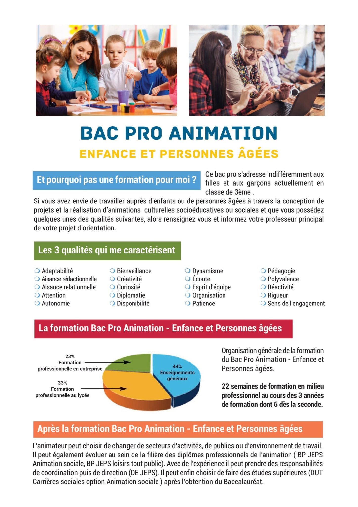 BAC pro animation enfance et personnes âgées. – Collège Henri IV